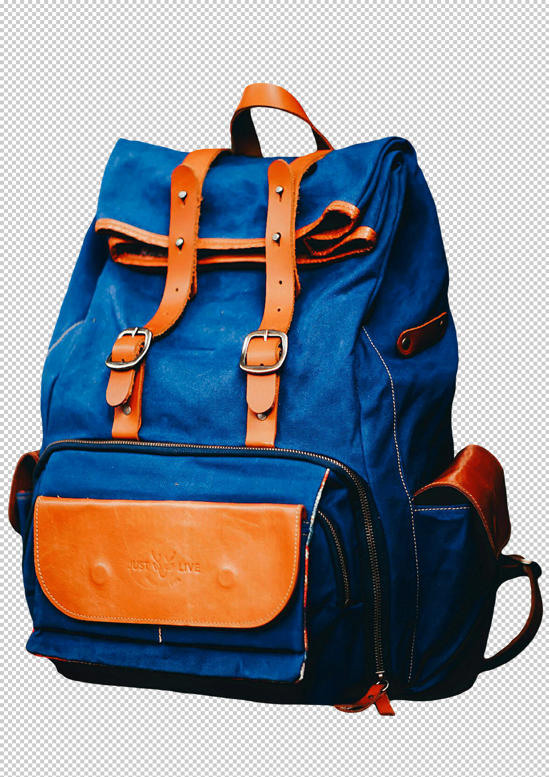Blue backpack PNG image , free download - pngzoom
